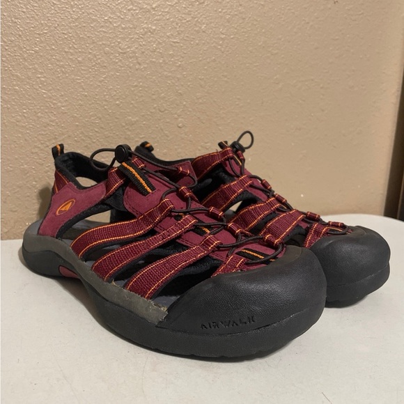 Airwalk | Shoes | Airwalk Maroon Black Hiking Walking Water Shoes ...